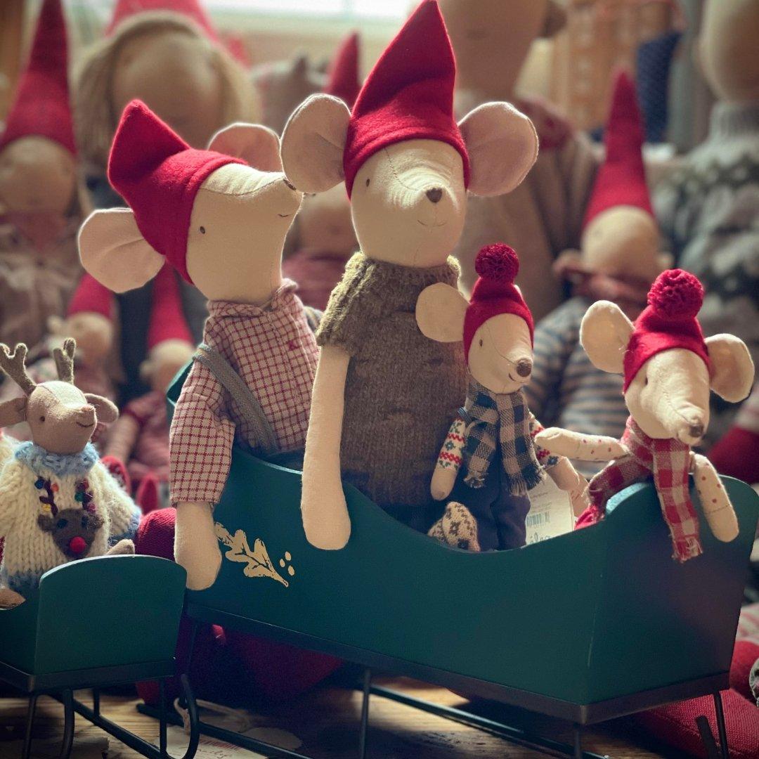 Maileg Christmas Mice, Deer & Friends – Ruby & Grace