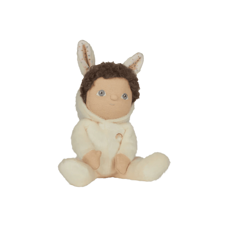 Olli Ella Dinky Dinkum Fluffle Family Doll- Basil Bunny Cream: LAST CHANCE – Ruby & Grace