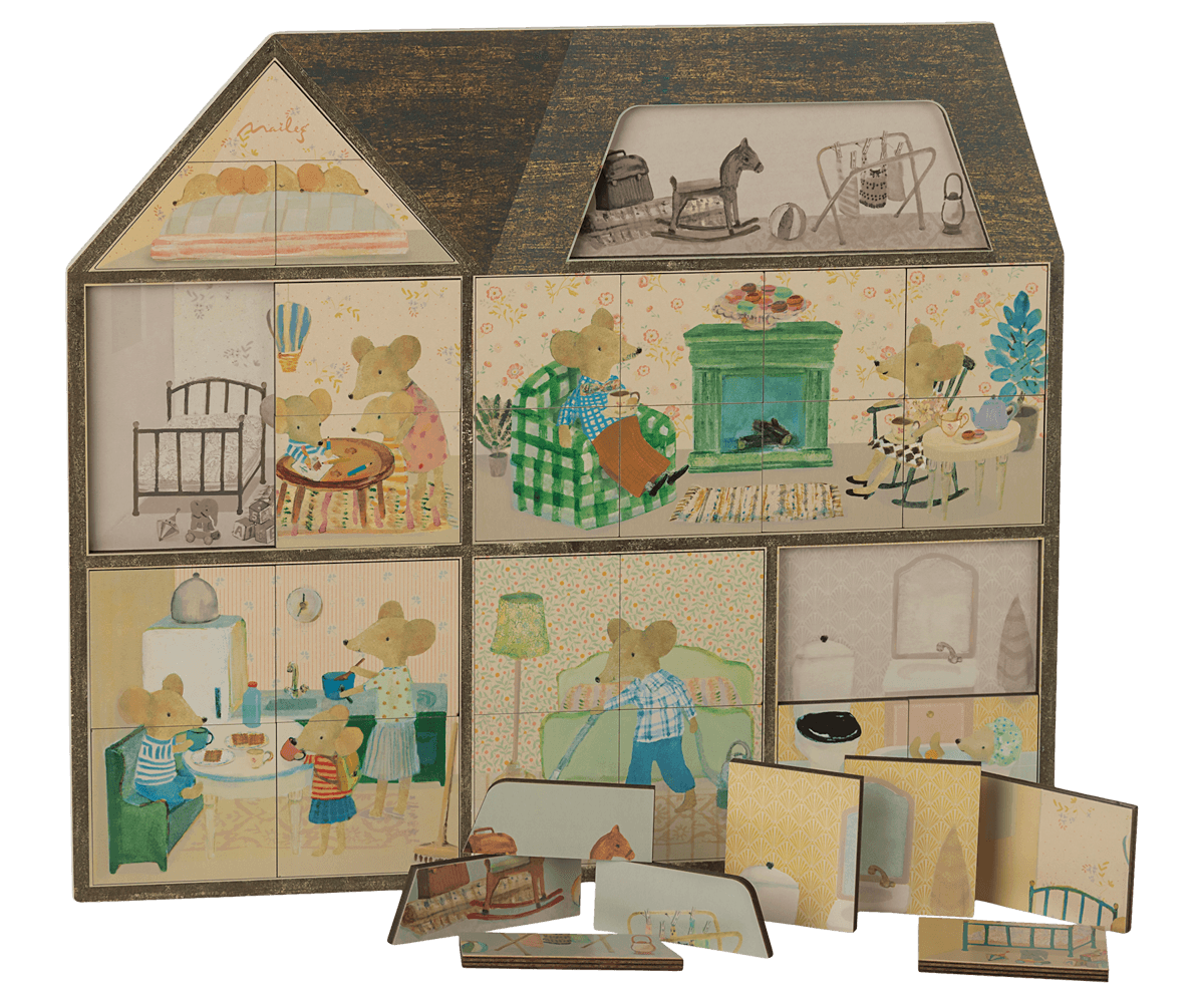 Maileg Mouse House Farmhouse Jigsaw Puzzle: LIMITED EDITION – Ruby & Grace