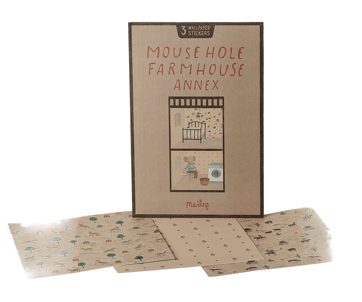 Maileg Mousehole Farmhouse Annexe Wallpaper – Ruby & Grace