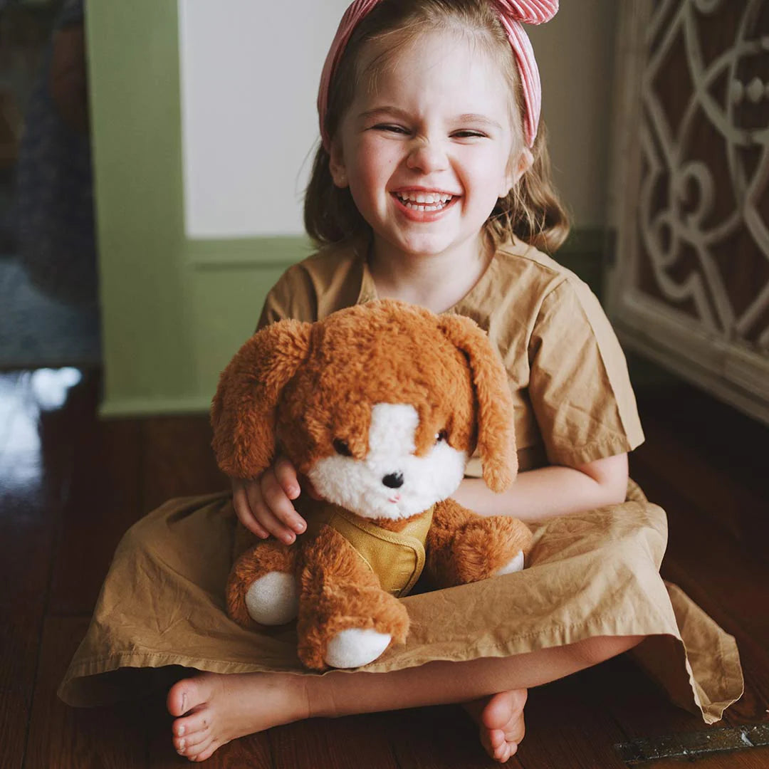 Olli Ella Dinkum Dog Buddy – Golden Plush Toy 🐾 SOLD OUT – Ruby & Grace