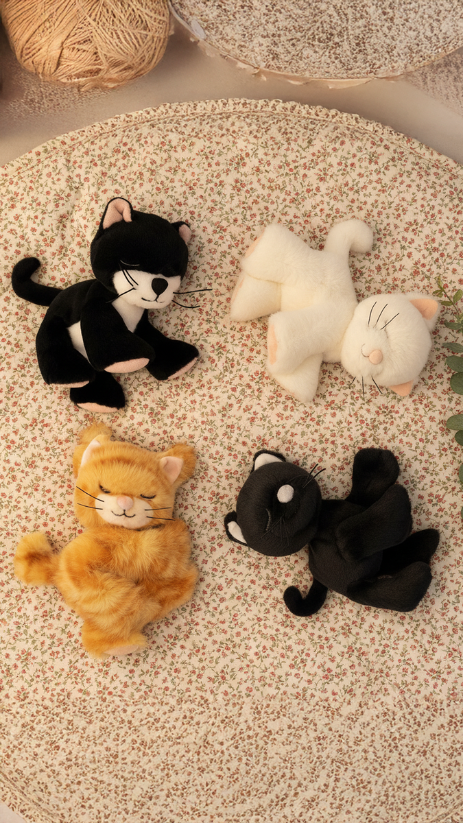 Olli Ella Binky Kitten Kiki – White Cat Plush Toy SOLD OUT – Ruby & Grace