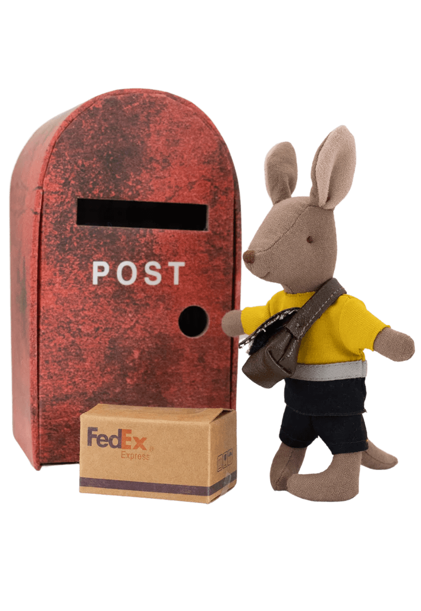 Miniature Postal-Boxes with Labels 10pk | The Postie Accessories: BACK ...